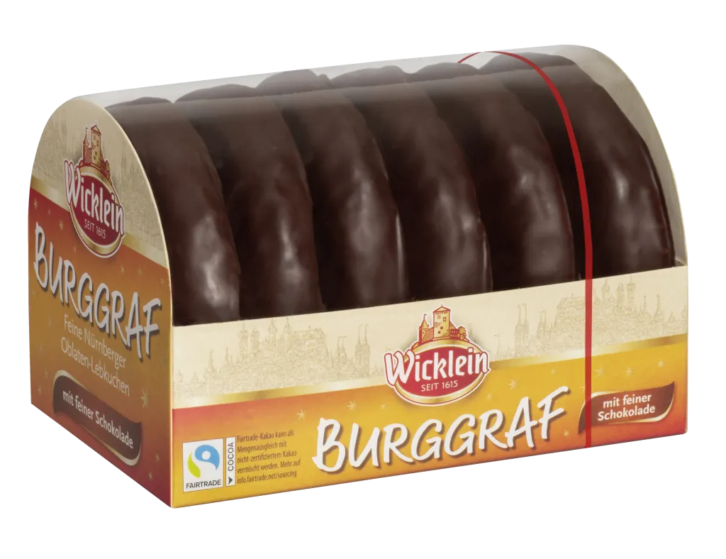 Wicklein Nbg. Burggraf Lebkuchen schokoliert | Lebkuchen | HIT