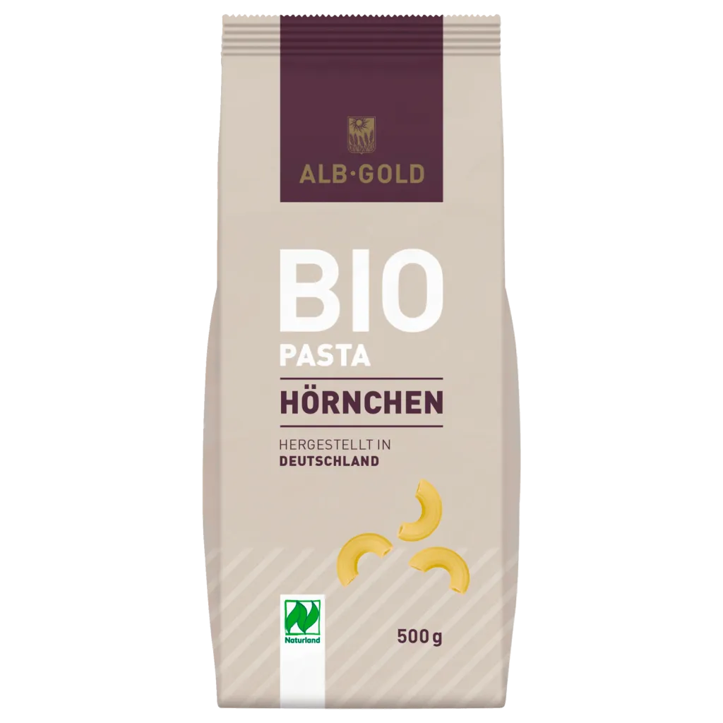 Alb Gold Bio Pasta Hörnchen | Hartweizen-Pasta | HIT